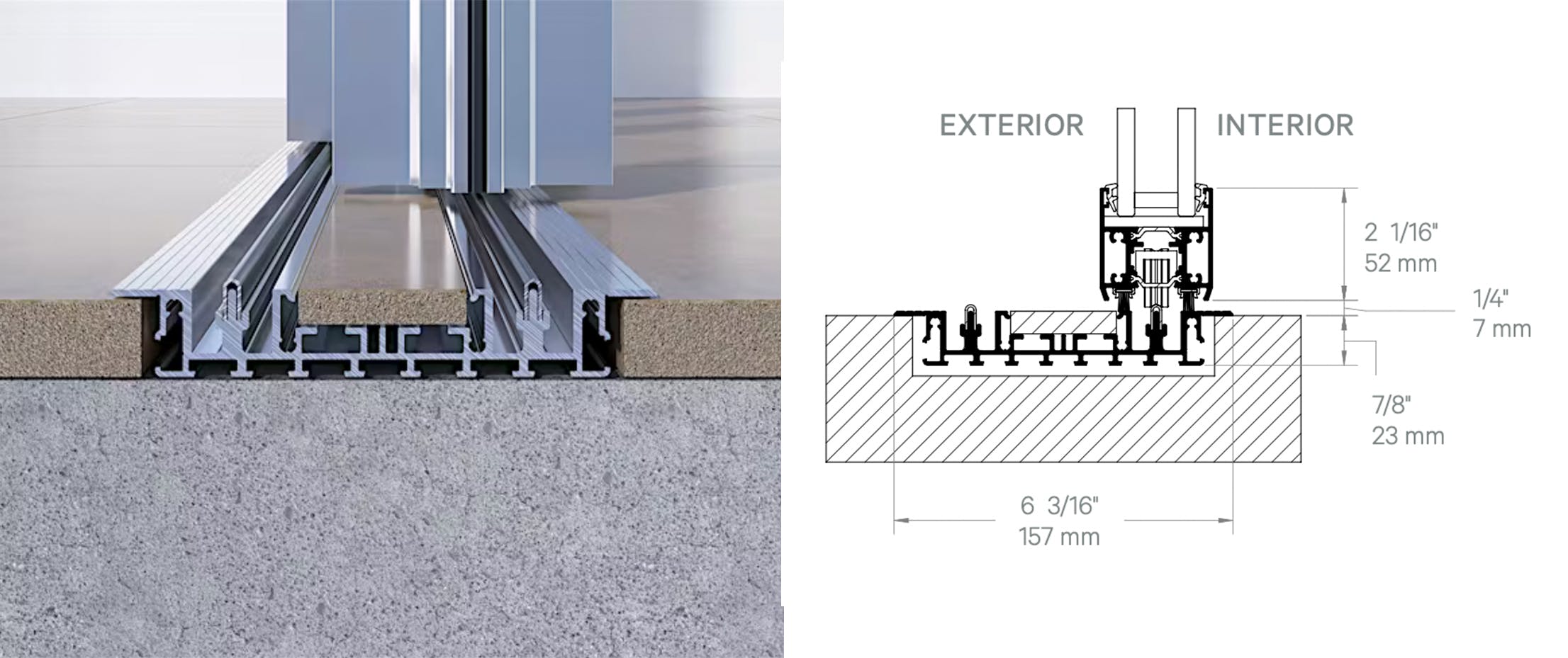 An Advanced Guide to cero® Sliding Glass Doors Sill Options